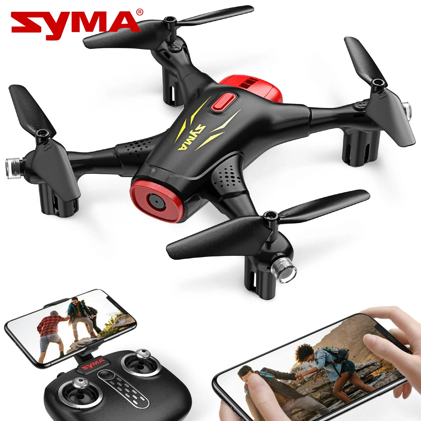 Syma-x400-mini-rc-zang-o-com-c-mera-para-crian-as-720p-wifi-fpv ...