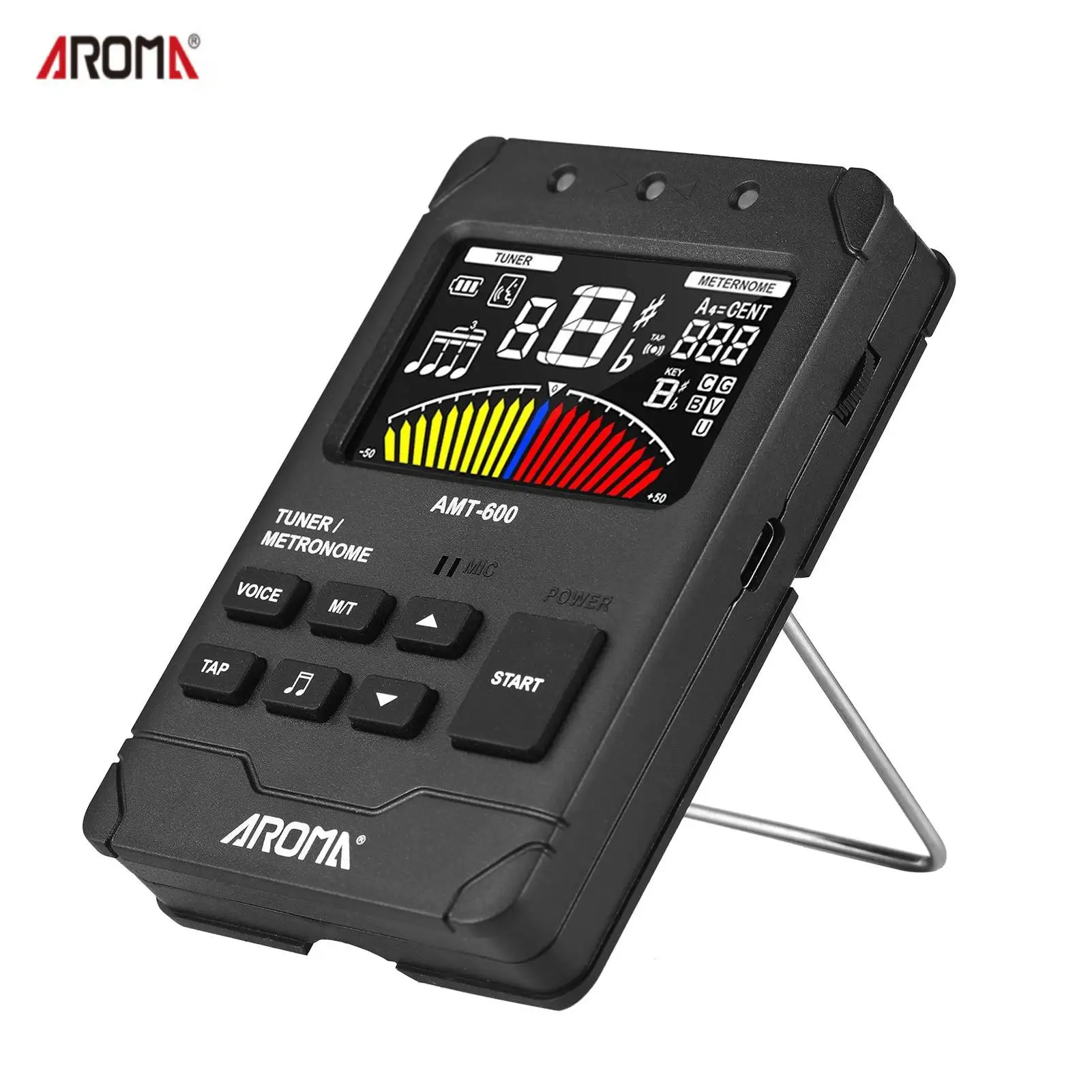 AROMA AMT-600 3 in 1 Metronome/Tuner/Tone Generator Beat Tempo Lcd ...