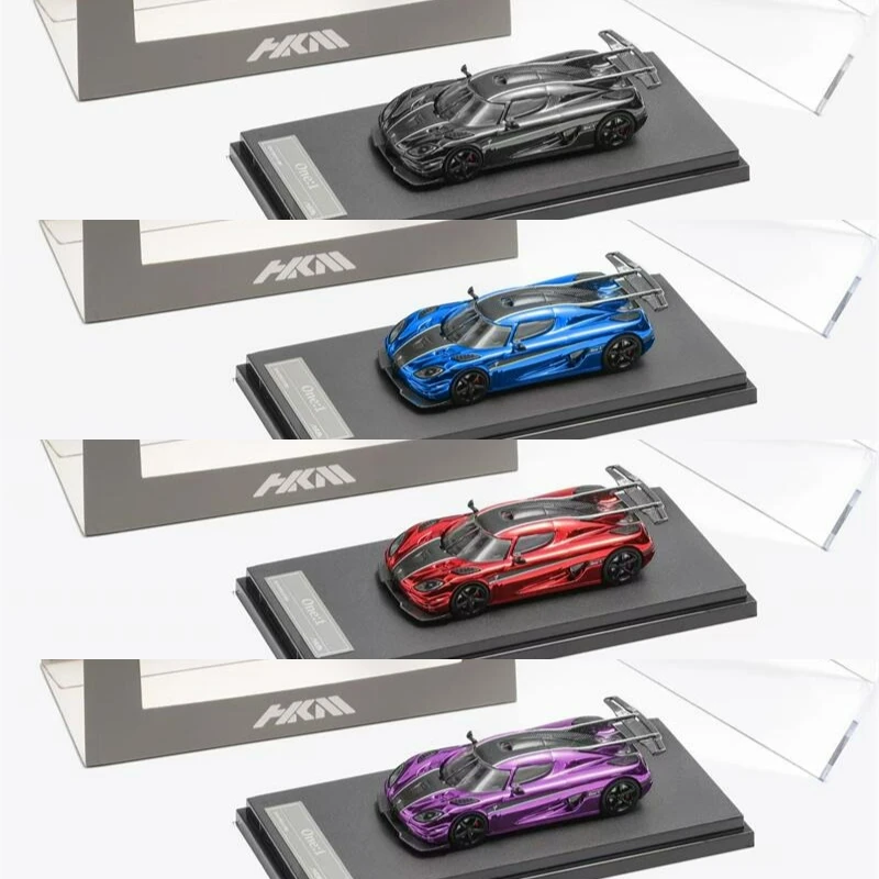 HKM-Agera-Half-Carbon-Chrome-Diecast-Model-Car-Koenigsegg-Chrome-1-64 ...