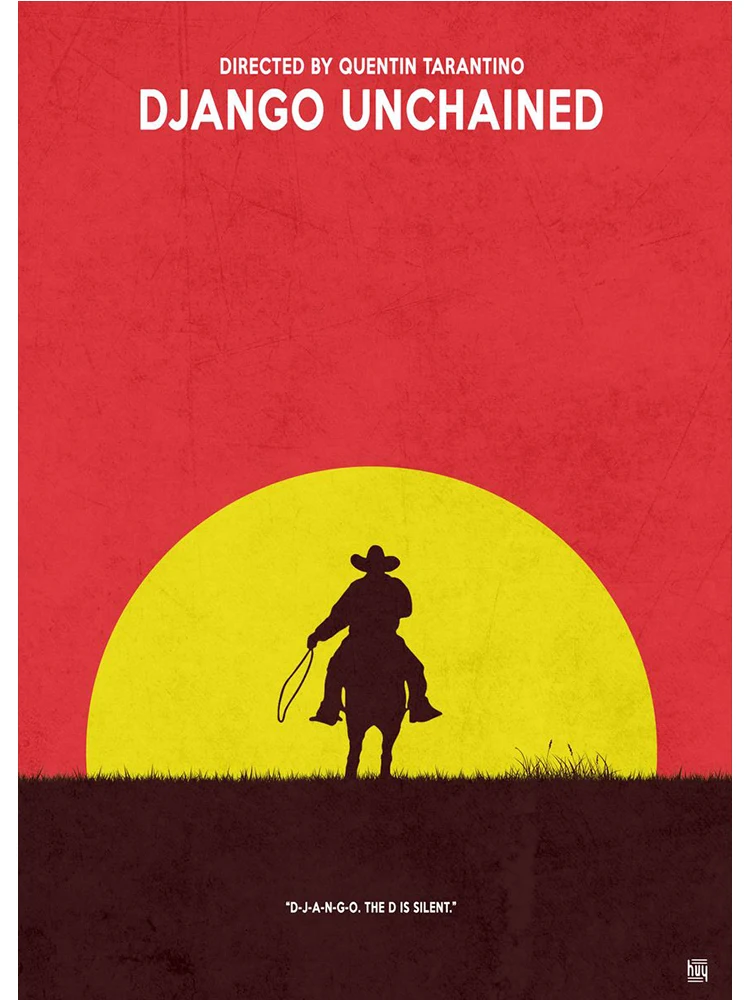Django Unchained Minimalist Poster