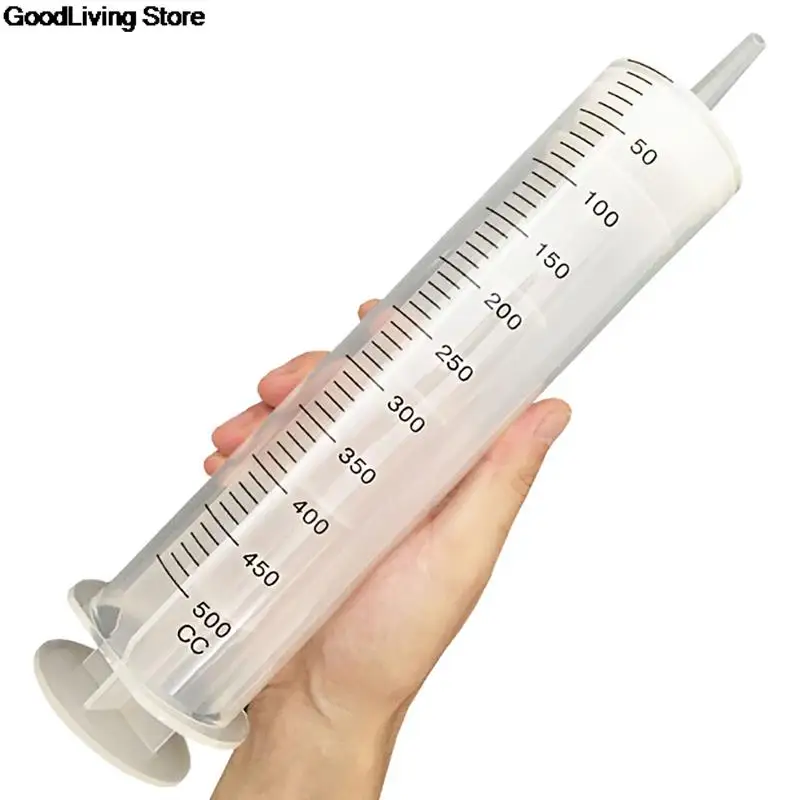 Syringe 500 Ml Large Capacity Syringe Reusable Pump Measuring With 1m ...