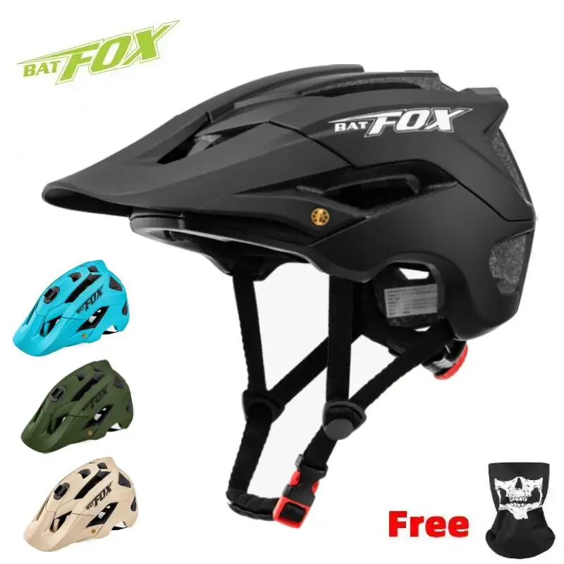 BATFOX-Outdoor-DH-MTB-Bicycle-Helmet-Integrally-molded-Road-Mountain ...