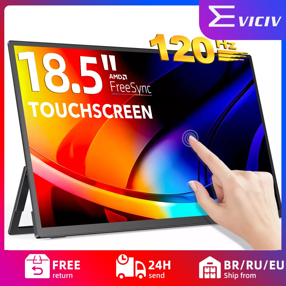 EVICIV-Monitor-Port-til-Ecr-t-ctil-de-18-5-polegadas-120-Hz-Display-de ...