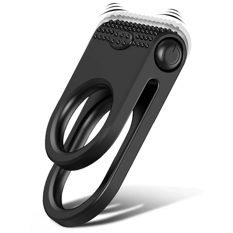 Vibromasseur-avec-anneau-de-vibration-de-balle-pour-hommes-serrure-de ...