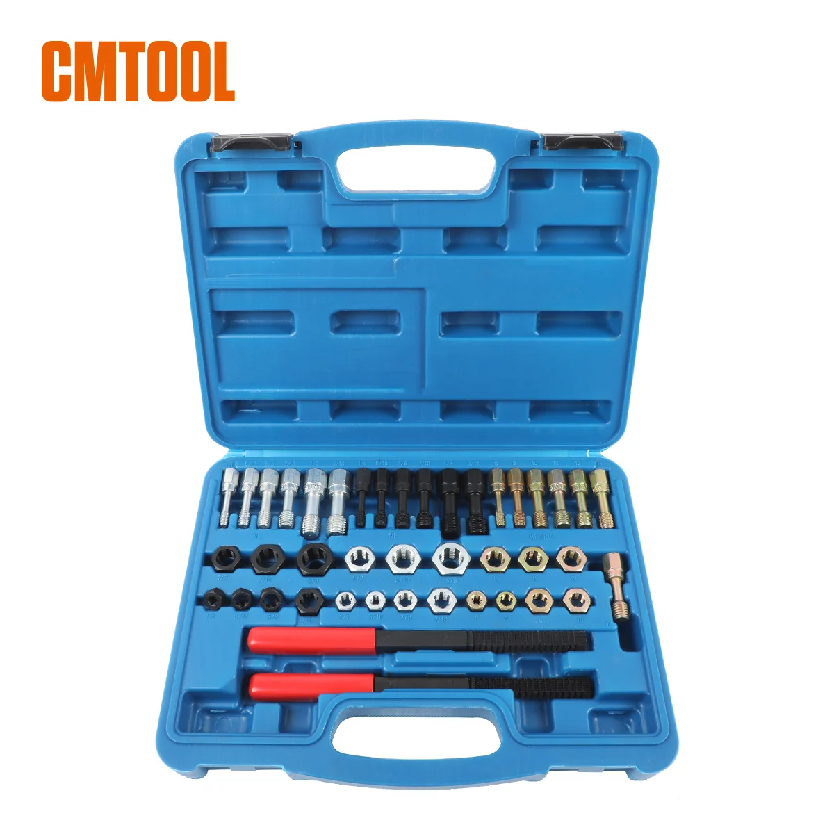 42pcs Portable Rethread Reapir Tools Kit Damaged Nut Screw Repair Set ...