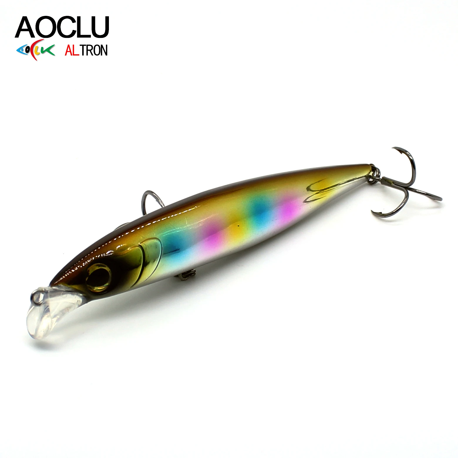 AOCLU-Sinking-Minnow-Pencil-Stick-Hard-Bait-Wobbler-Freshwater-Seabass ...