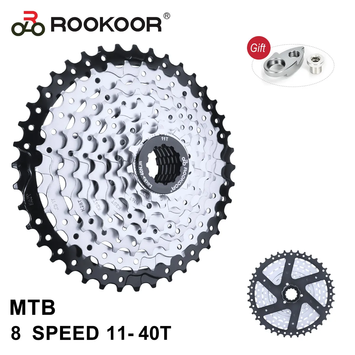 Rookoor 8 Speed Bicycle Cassette Freewheel MTB Bike Velocidade 11 40T ...