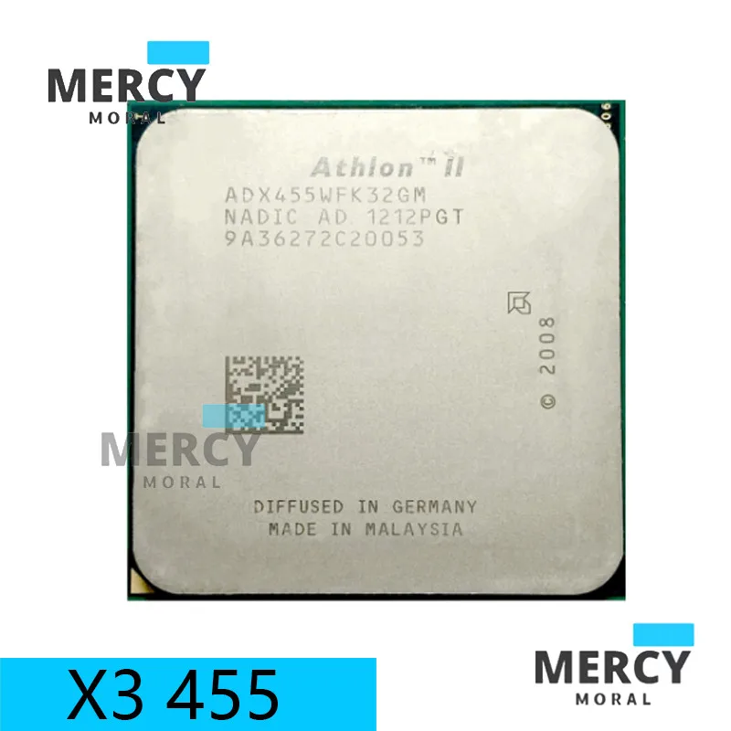 AMD-For-II-X3-455-3-3GHz-tricore-CPU-processor-ADX455WFK32GM-Socke-AM3 ...