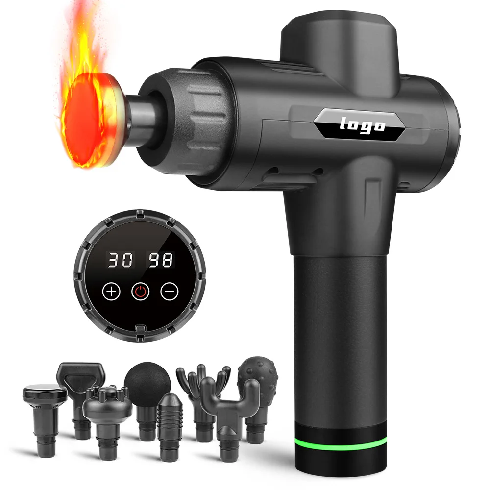 Professional-Home-and-Athletes-Use-20-Speed-Hot-Cold-Massage-Gun-8-Head ...