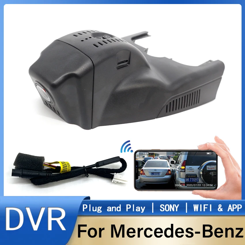 HD-1080P-Plug-and-play-Hidden-Car-DVR-WIFI-Camera-DashCam-For-Mercedes ...