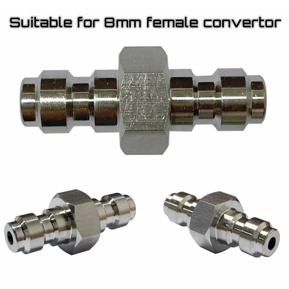 8mm Double Male Quick Connect Adapter Stainless Steel 4500 Psi Foster ...