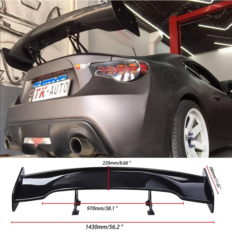 Spoiler-for-gt-86-toyota-86-Glossy-black-universal-rear-spoilers-carbon ...