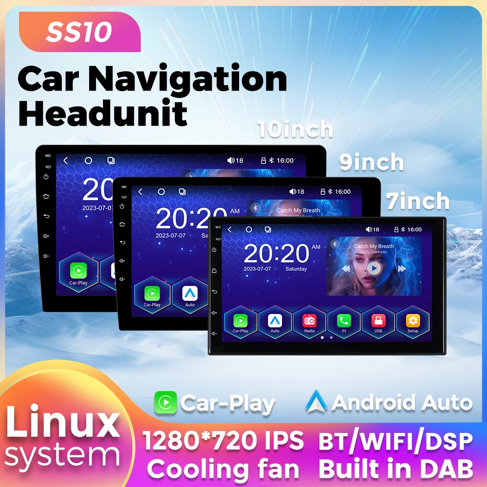 New-Linux-System-Car-Radio-Autoradio-2-Din-7-9-10-Universal-WIFI-DAB ...