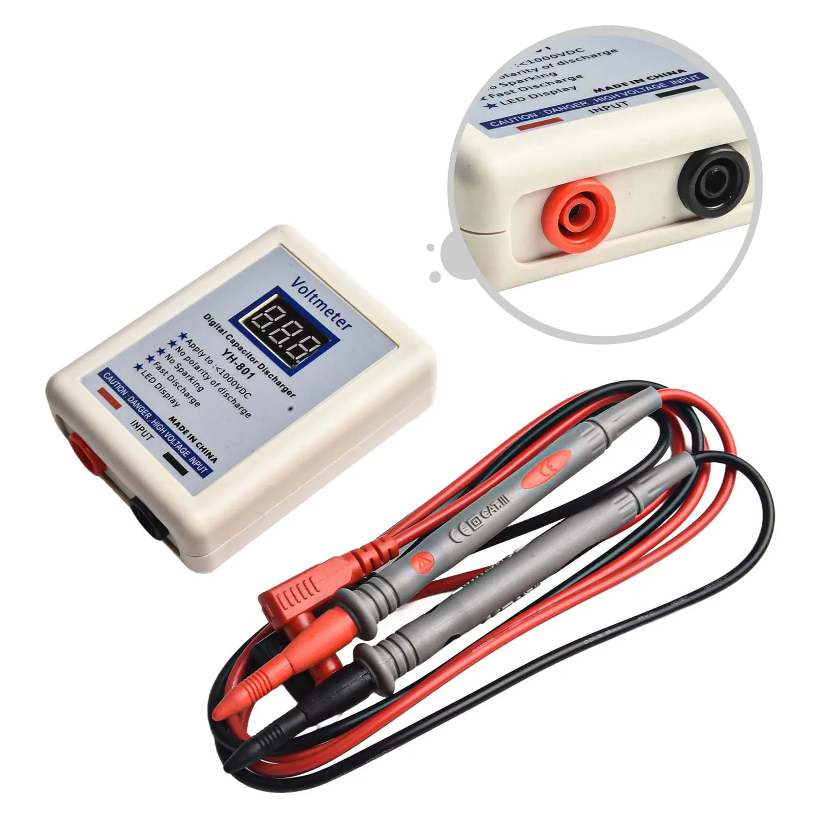 800V Digital Capacitor Fast Discharger High Voltage Discharge Tool YMC ...