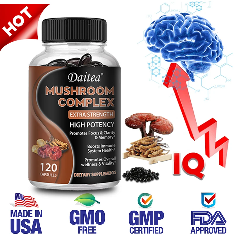 Power-Mushroom-Capsules-Lion-s-Mane-Mushroom-Cordyceps-Sinensis-Reishi ...