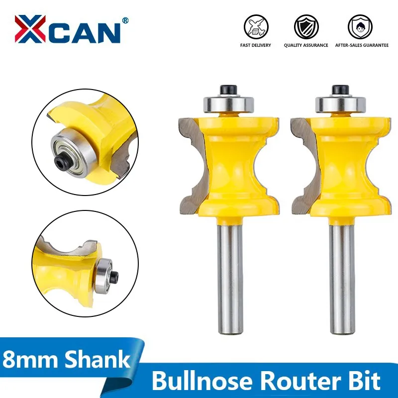 XCAN-8mm-Shank-Wood-Router-Bit-Line-knife-Wood-Milling-Cutter-Bullnose ...