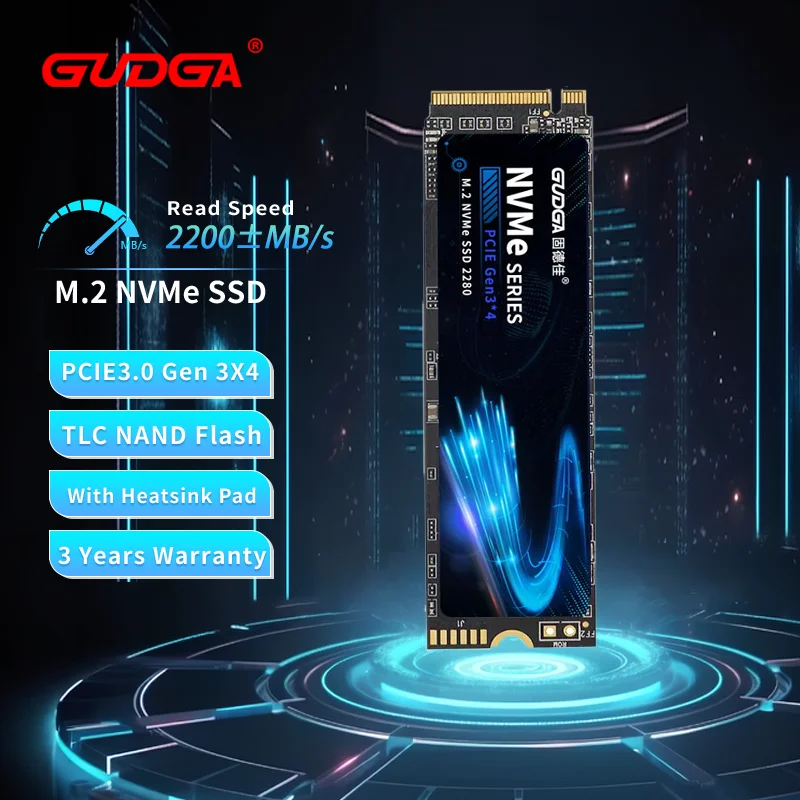 Gudga Ssd Nvme M2 1tb 512gb 256gb 128gb Pci-e 3.0x4 Ssd M2 Nvme Internal Solid State Disk Ssd ...
