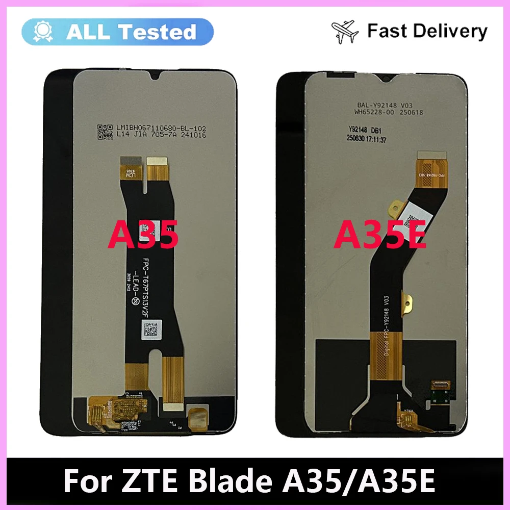 100% Original For ZTE Blade A35 A35E Display Screen +Touch Panel ...