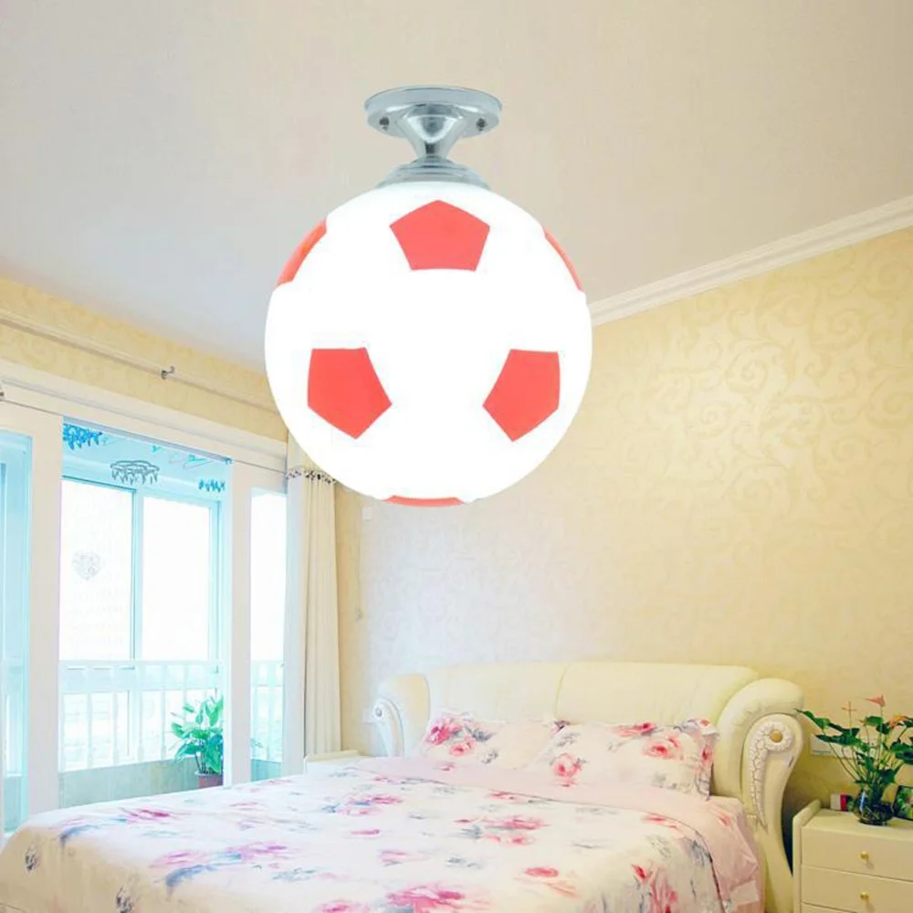 Soccer-Ball-LED-Ceiling-Lights-220V-E27-Football-Bar-Club-Ceiling-Lamp ...