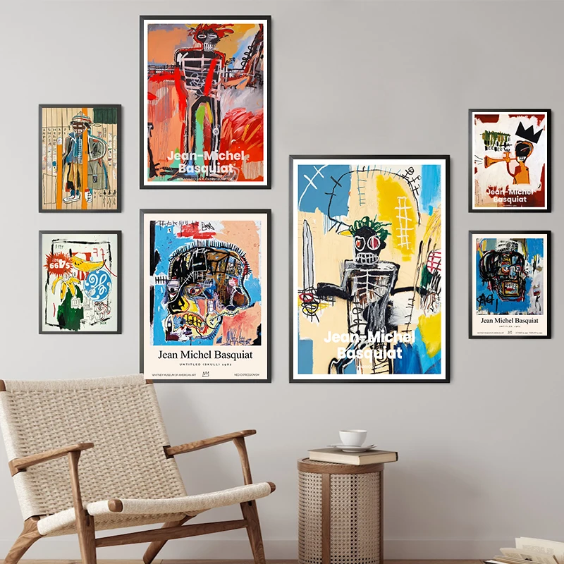 Prints Digital Prints Basquiat Wall Art Museum Pop Art Jean Michel ...