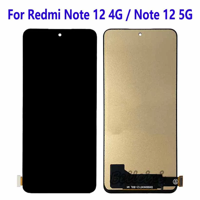 For-Xiaomi-Redmi-Note-12-4G-23027RAD4I-23028RA60L-LCD-Display-Touch ...