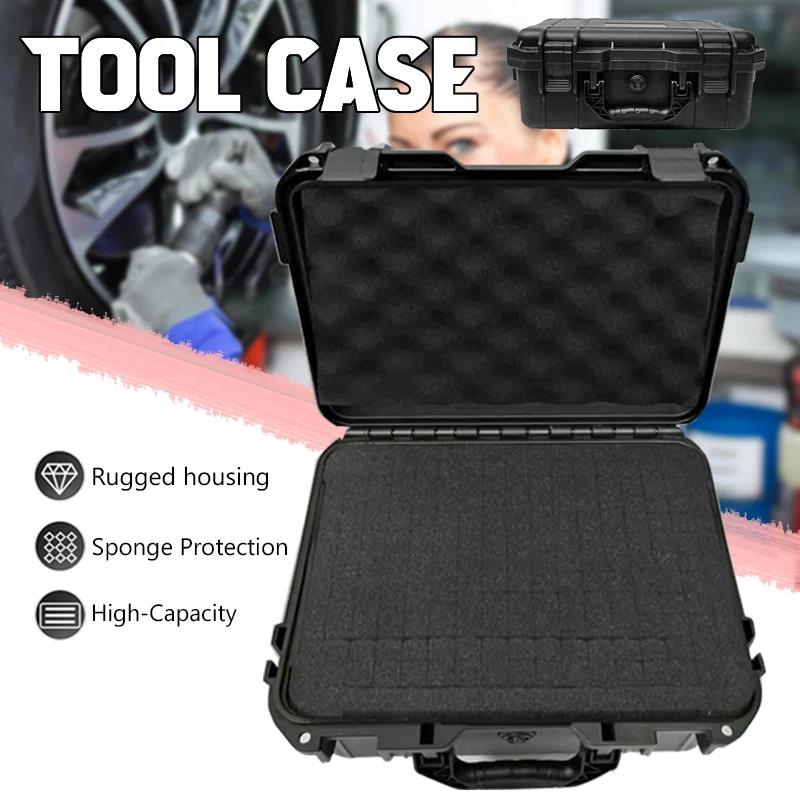 Safety-Hard-Carry-Case-Tool-Box-With-Foam-Storage-Box-Waterproof-Case ...