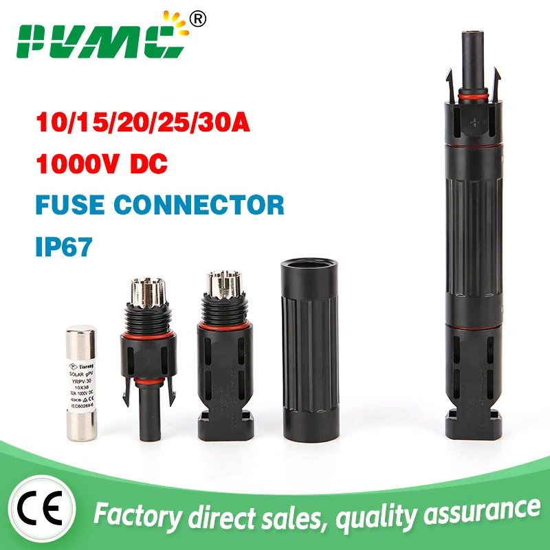 XIONGISOLAR-Wholesale-Solar-PV-Fuses-Connector-IP67-Waterproof-Fuse ...