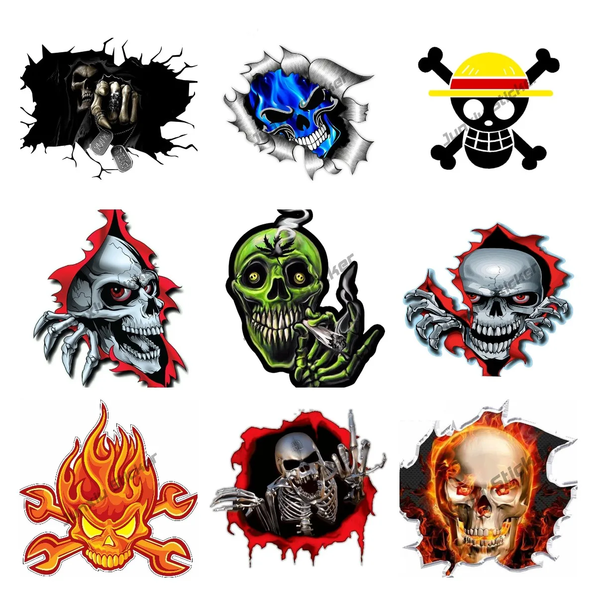 Cool Skull Stickers