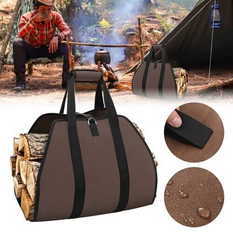Outdoor-Firewood-Tote-Bag-Portable-Durable-Logging-Bag-Multifunctional ...