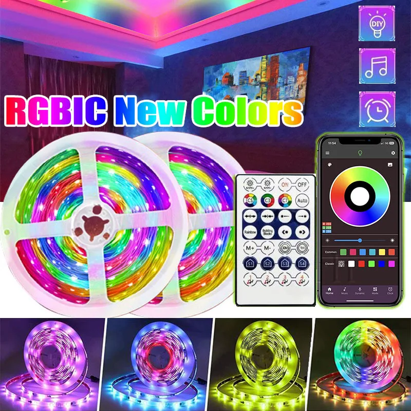 Magic-RGB-Dream-LED-Strip-Light-Atmosfera-Light-Corrida-de-Cavalos ...