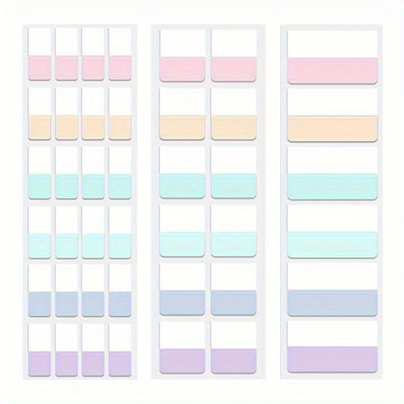 420pcs Sticky Index Tabs File Flags File Index Tabs Writable Page ...