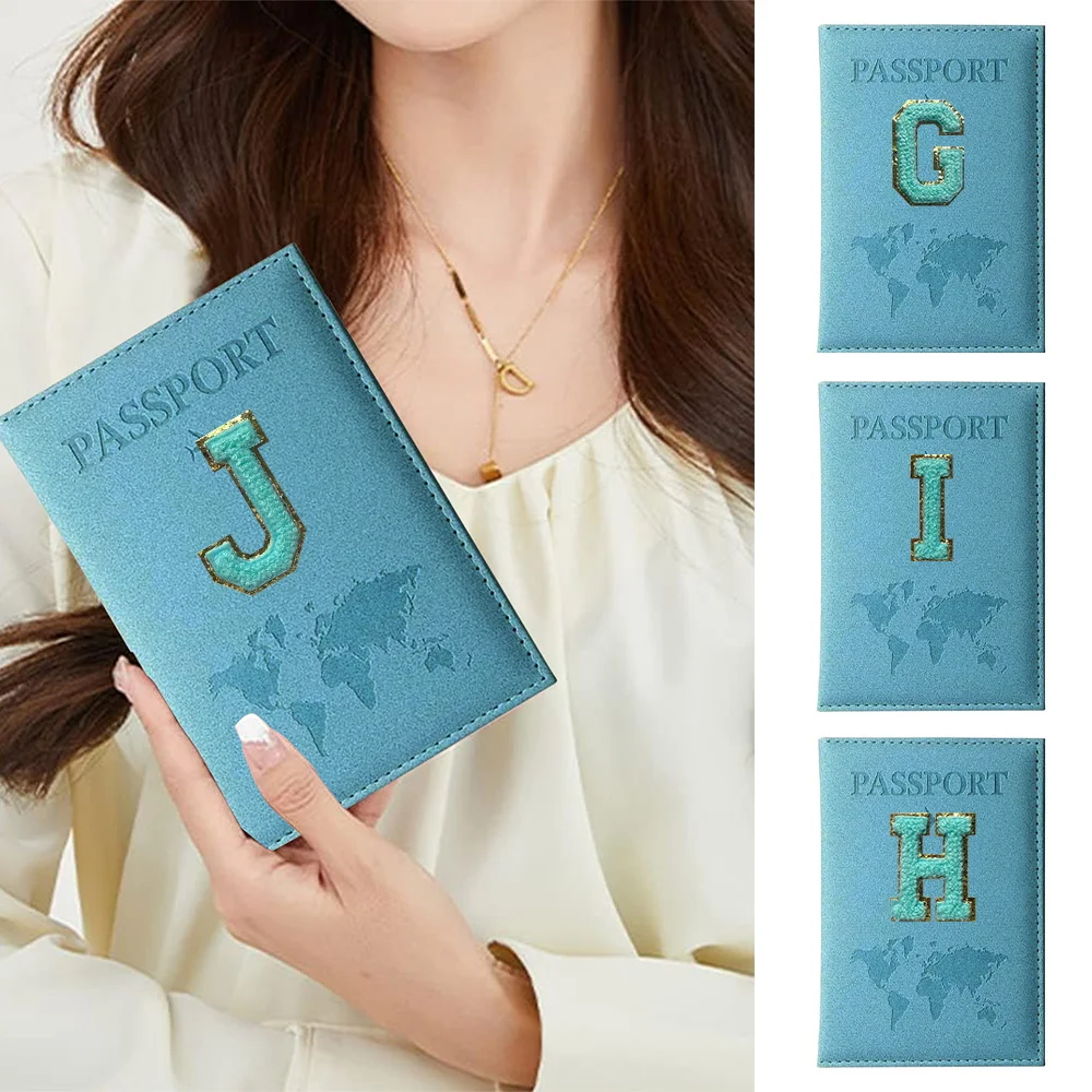 Passports-Case-Passport-Covers-Unisex-Travel-Essentials-Grren-Letter ...