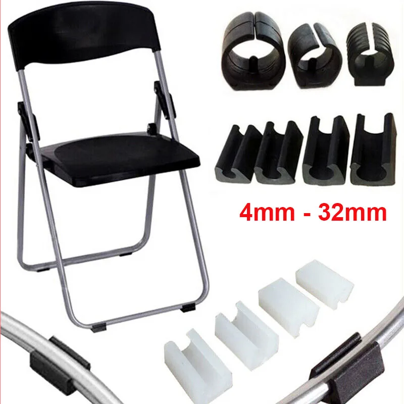 10Pcs-Chair-Foot-Plastic-U-Shaped-Floor-Glides-Tubing-Caps-Cover-White ...