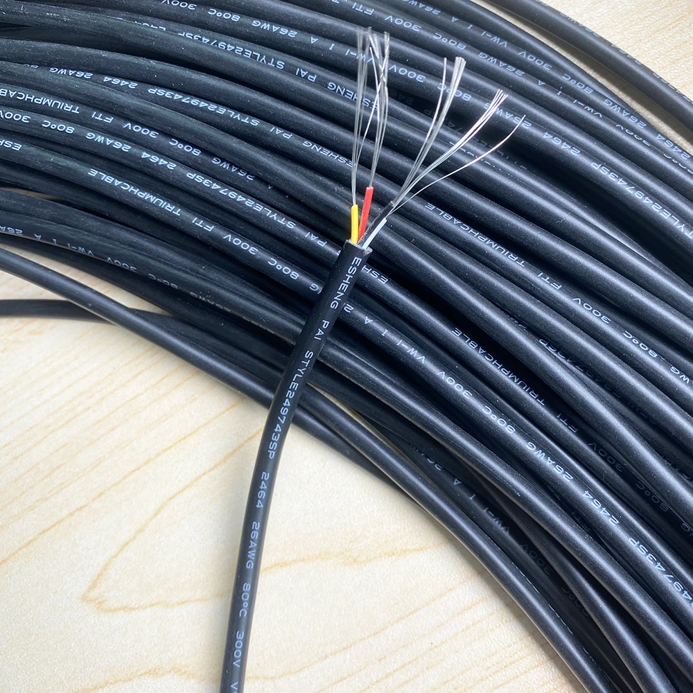 18AWG 20AWG 22AWG 24AWG 26AWG 28 AWG RVV 3 Cores Tinned Copper Wire ...