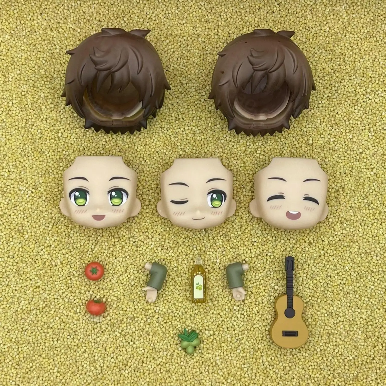 xibanya GSC Clay Man Face doll face hair doll accessories - AliExpress 26