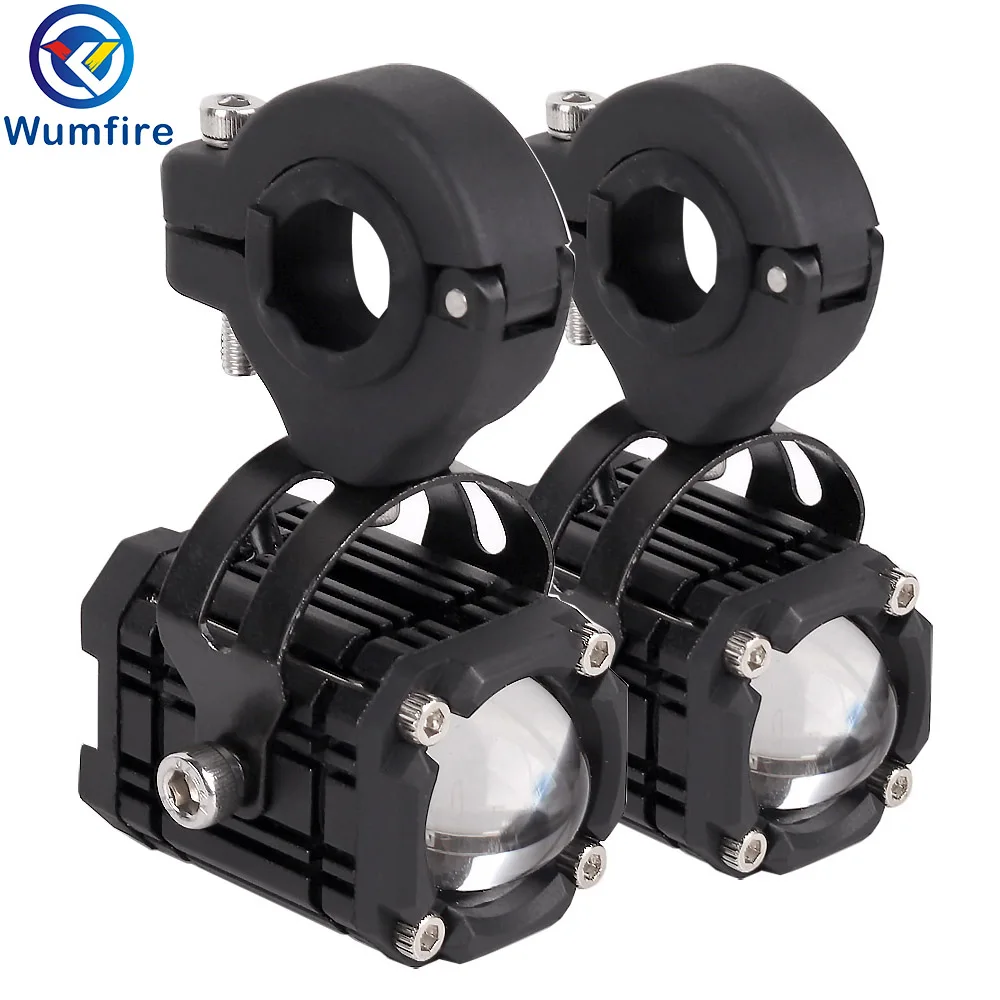 Universal Motorcycles Headlight Fog Light Led Auxiliary Driving Lamp For BMW R 1200GS R1250GS ...