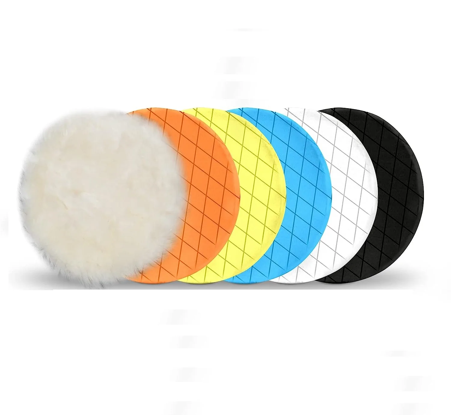 6-Inch-Compound-Buffing-Polishing-Pads-Cutting-Sponge-Pads-Kit-for-Car ...