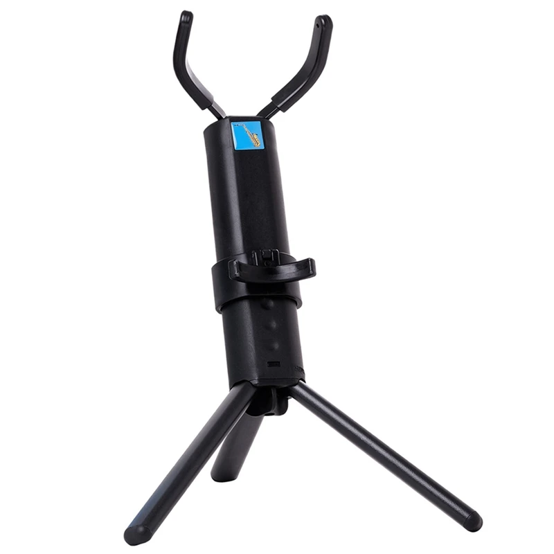 Portable-Foldable-Sax-Holder-Stand-With-Metal-Leg-Base-Display-Rack-For ...