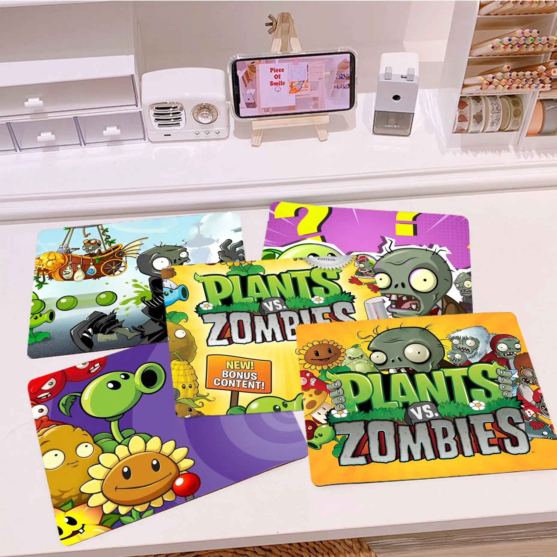 Quality-P-Plants-Vs-Z-Zombies-Mousepad-Small-Office-Computer-Desk-Mat ...