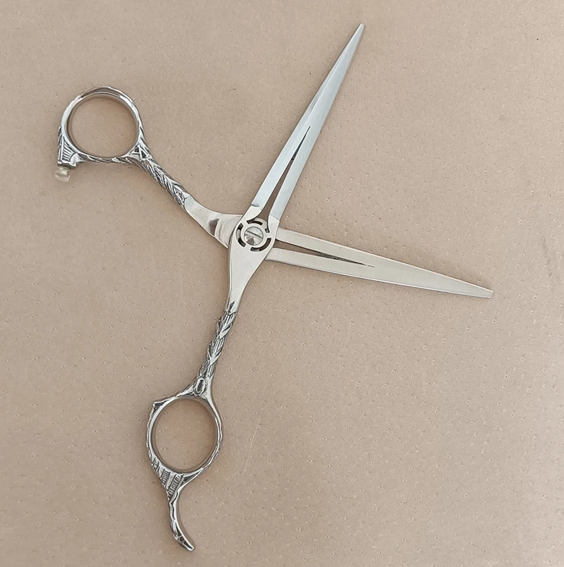 5pcs-6-25-cut-out-blade-carved-handle-professional-440C-Haircutting ...