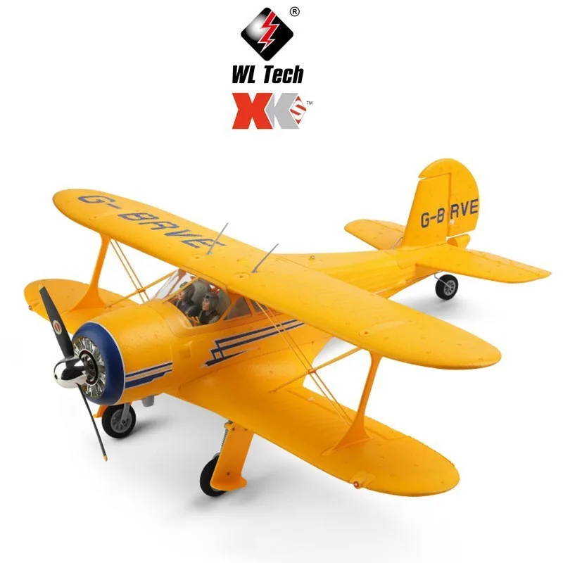 Weili-Xka300-beech-D17s-Biplane-3d-6g-System-Real-Aircraft-Fixed-Wing ...