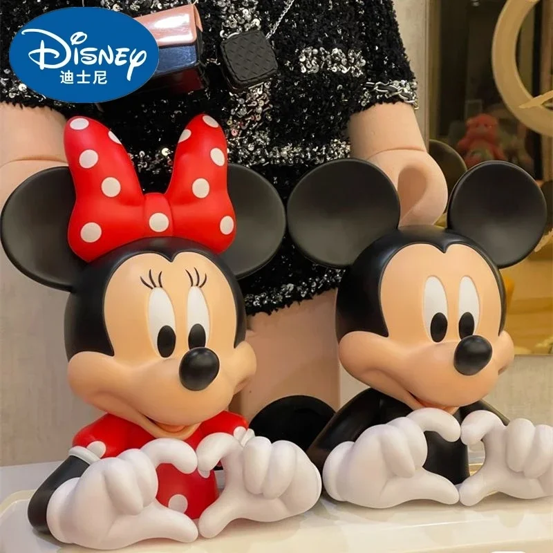 Disney-Cartoon-Mickey-Minnie-Mouse-Action-Figure-Model-Heart-Posture ...