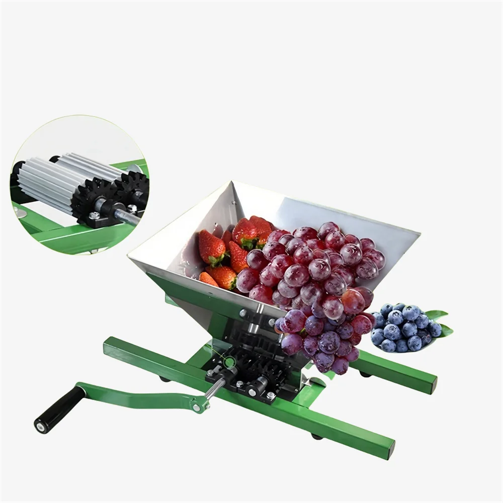 7L Crusher manual stainless steel apple grape grinder Household Fruit ...