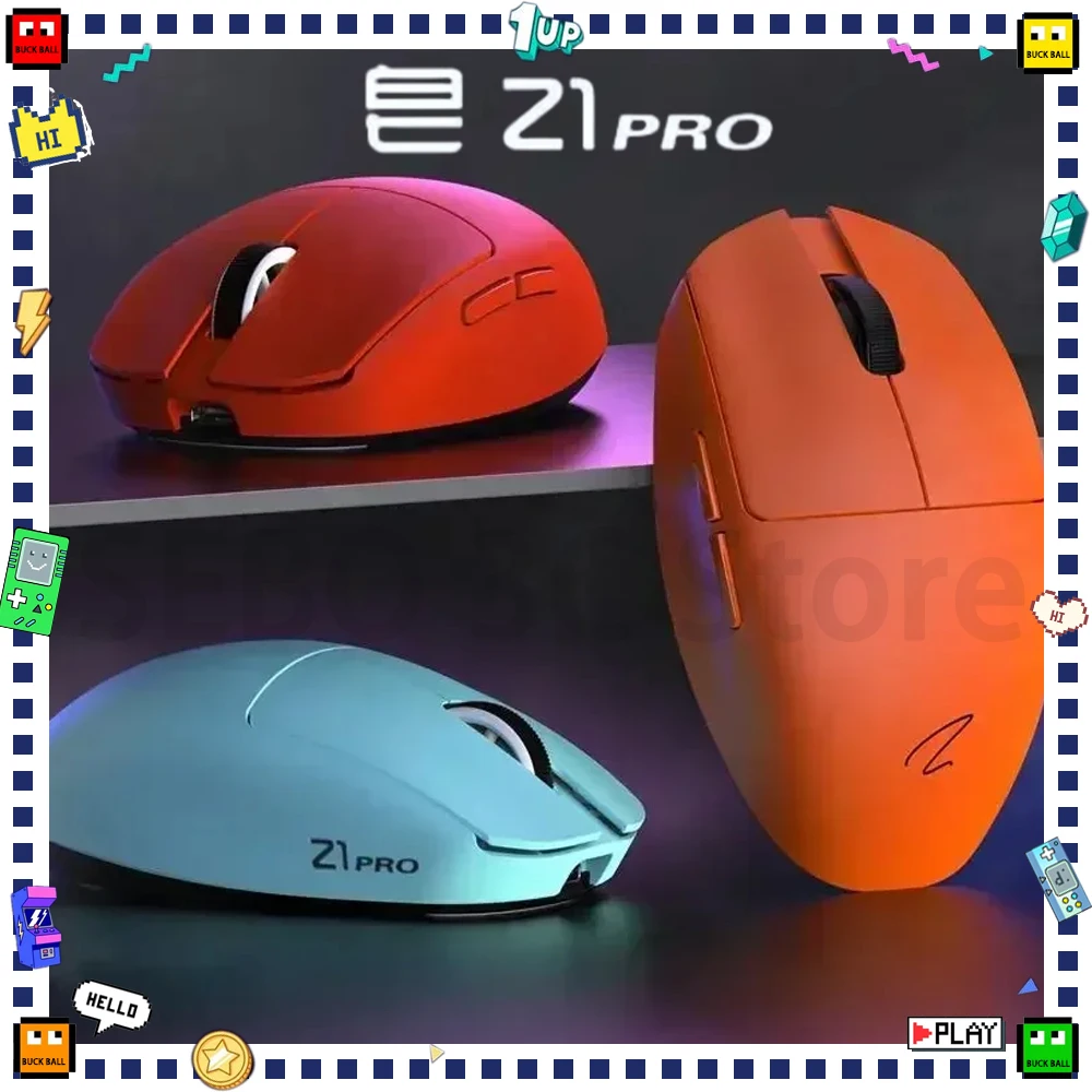 Zopin-Z1-Pro-Mouse-sem-fio-Dual-Mode-E-Sports-Hollow-Out-Mice-Sensor ...
