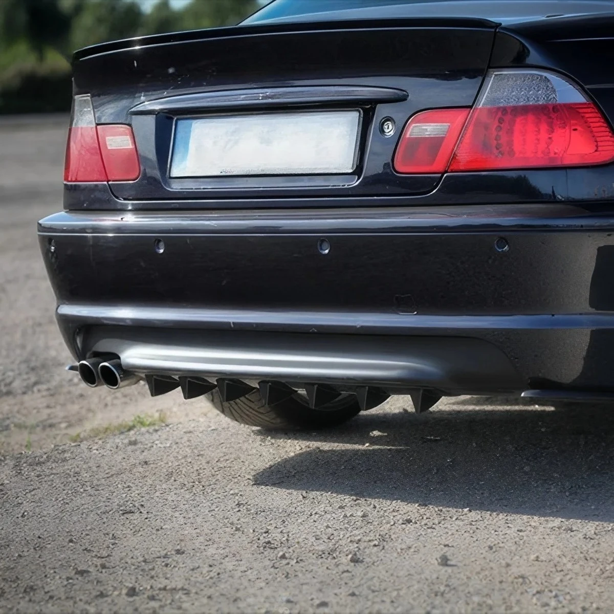 Rear Bumper Splitter for BMW 3 Series E46 M Tech 320i 320ci 325i 325ci 330i 330ci 1998-2006 M ...