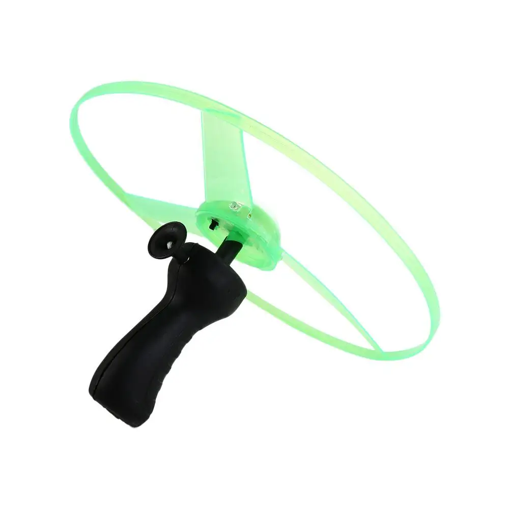 LED-Lighting-Flying-Propeller-Helicopter-Toys-Pull-String-Flying-UFO ...