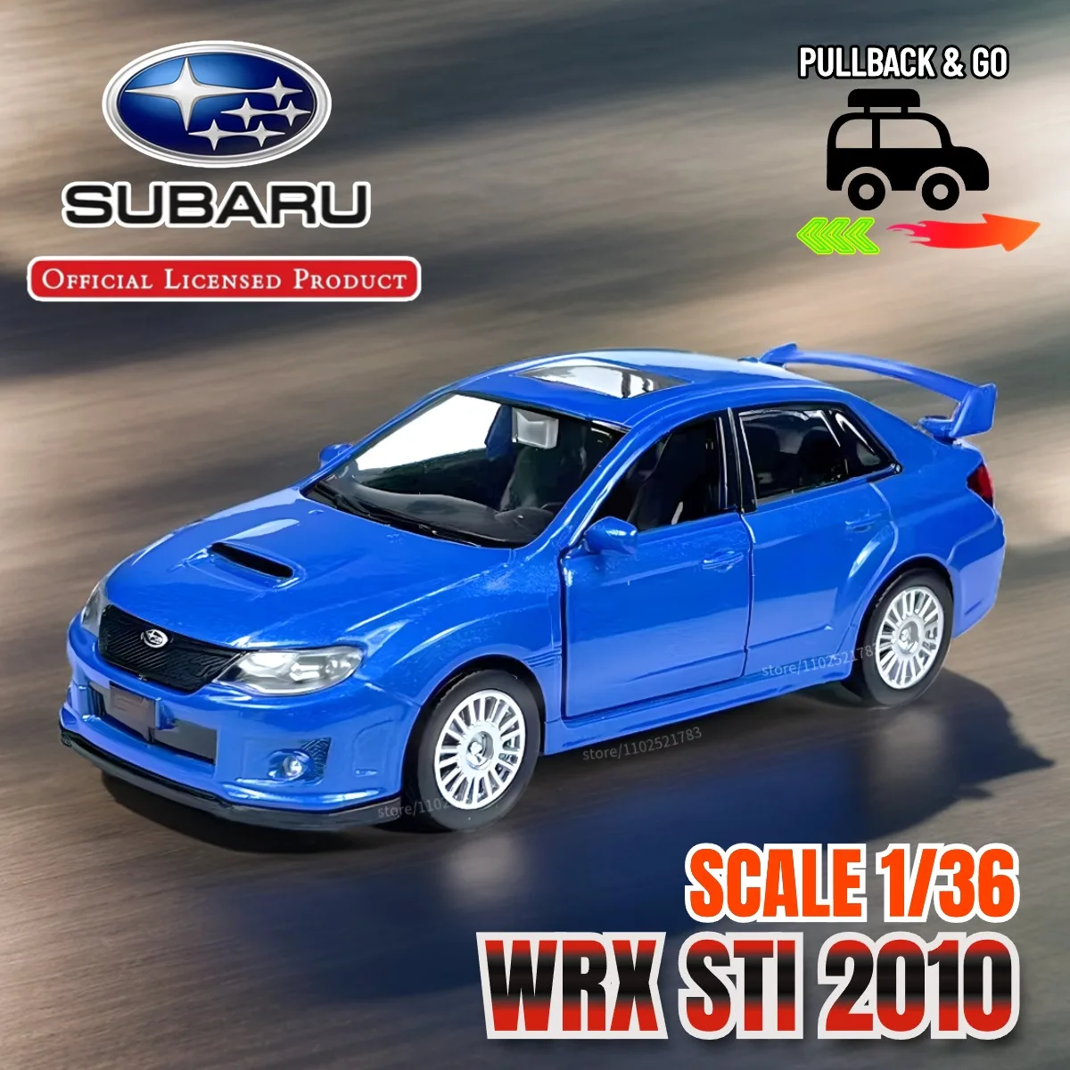 Subaru-WRX-STI-Pullback-Car-Model-Toy-Replica-1-36-Scale-Diecast ...