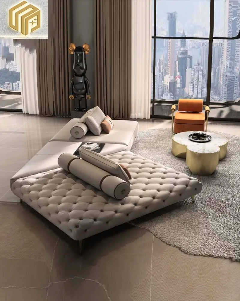 Light-Luxury-Irregular-Corner-Sofa-Italian-Villa-Living-Room ...