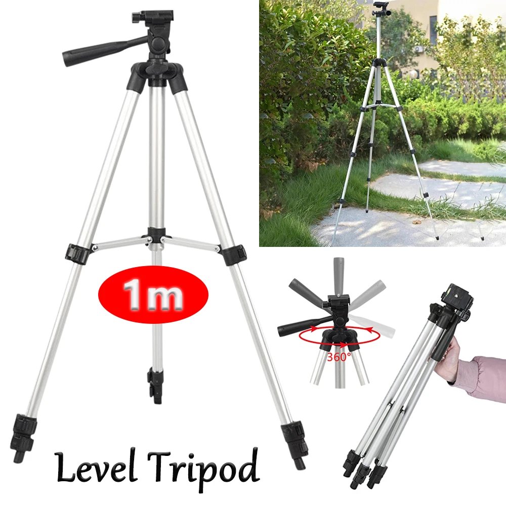 1m-Level-Tripod-Aluminum-Alloy-Adjustable-Height-Self-Leveling-Bracket ...