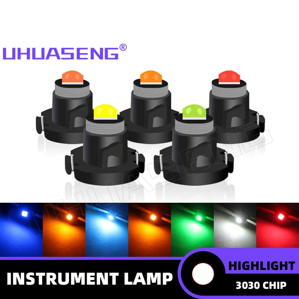 UHUASENG-8PCS-T3-Led-T4-2-Bulb-T4-7-Instrument-Neo-Wedge-Switch-Radio ...